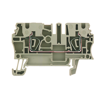 WEIDMULLER BORNE ZDK 2.5/D/1 BEIGE OSCURO — Dimeint.com