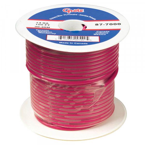 CABLE INDIANA 16 AWG ROJO ROLLO — Dimeint.com