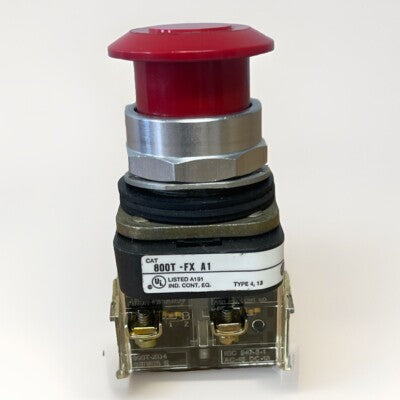 ALLEN BRADLEY PUSH-PULL BUTTON 30MM RED — Dimeint.com