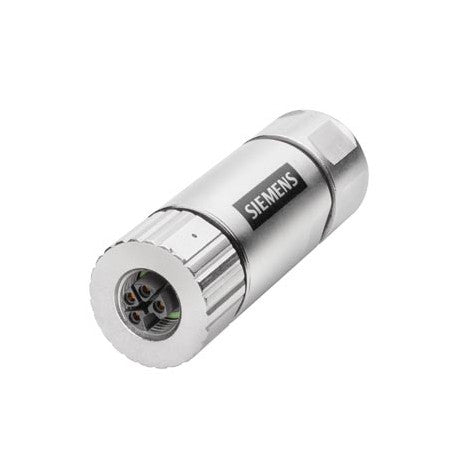SIEMENS POWER M12 CABLE CONNECTOR PRO SALIDA DE CABLE AXIAL — Dimeint.com