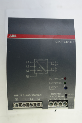 ABB POWER SUPPLY CP-T 24/10.0 350-500VAC/24VDC 10A 240W — Dimeint.com