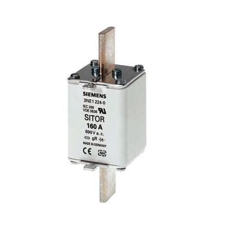 SIEMENS FUSIBLE SITOR (ULTRA RAPIDO) TAM.1 160A — Dimeint.com