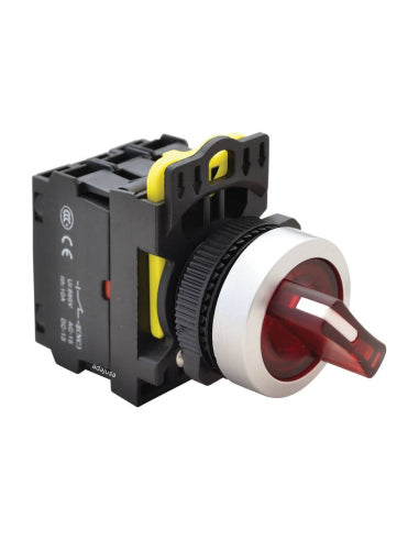SCHNEIDER BOTON SELECTOR ESTANDAR 22MM 2P 1NA — Dimeint.com