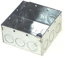 Caja Raco Cuadrada Galvanizada De 1" Clave 233 SKU: CAJA1R — Dimeint.com