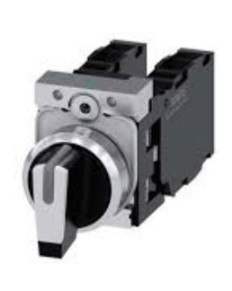 SIEMENS Selector 3 posiciOnes con Retorno-comp metal 2NA 1 NC SKU: 3SU ...