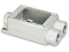 CROUSE HINDS Condulet FSCC rectangular de 3/4"" (1 SKU: FSCC2 — Dimeint.com